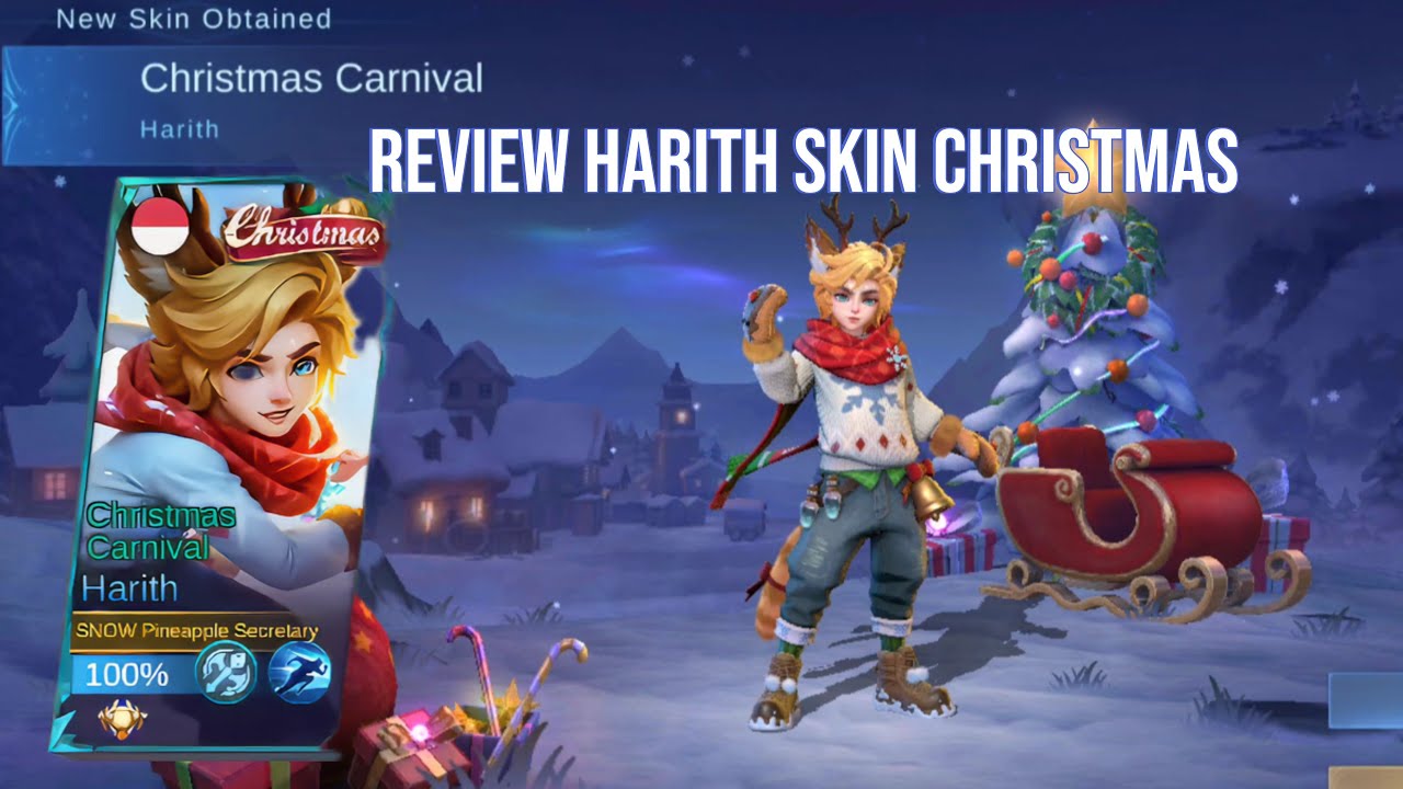 [4K] REVIEW SKIN HARITH CHRISTMAS - MLBB - YouTube