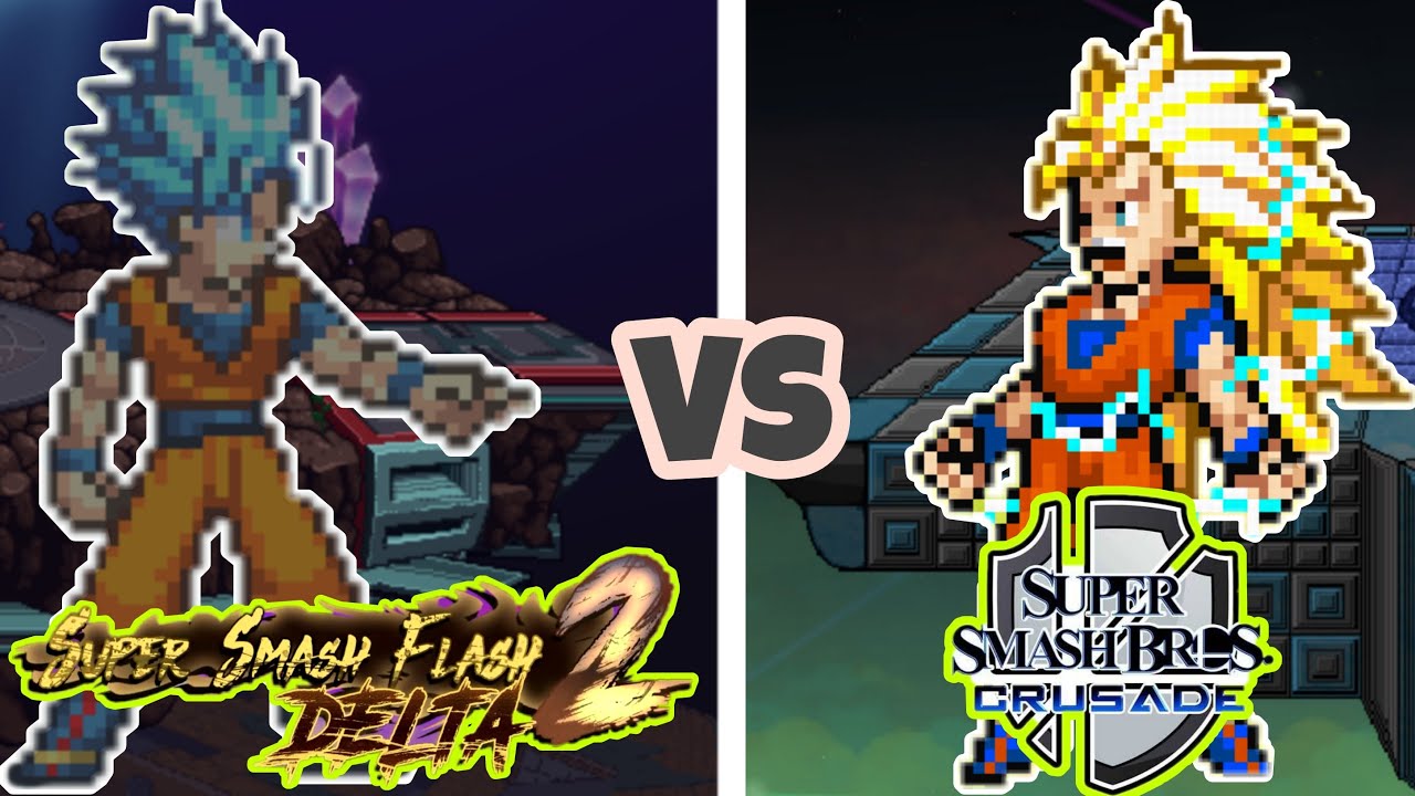 Movest Comparasion- Goku (SSF2 Delta vs SSBC) - YouTube