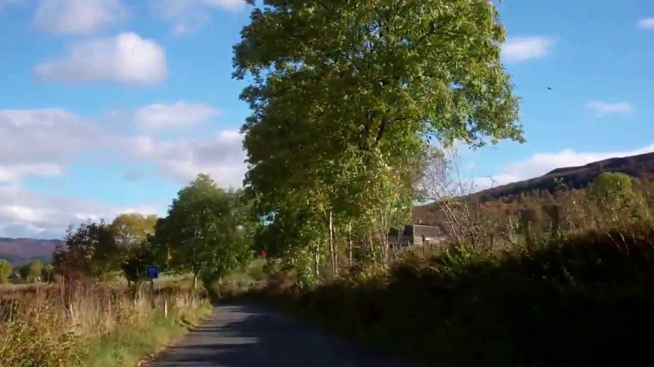 Autumn Drive To Balnaguard Perthshire Scotland - YouTube