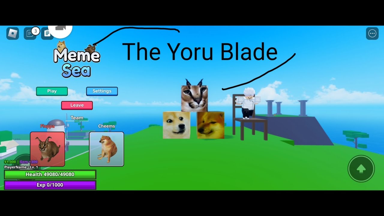 How to get The Yoru Blade in (meme sea) - YouTube