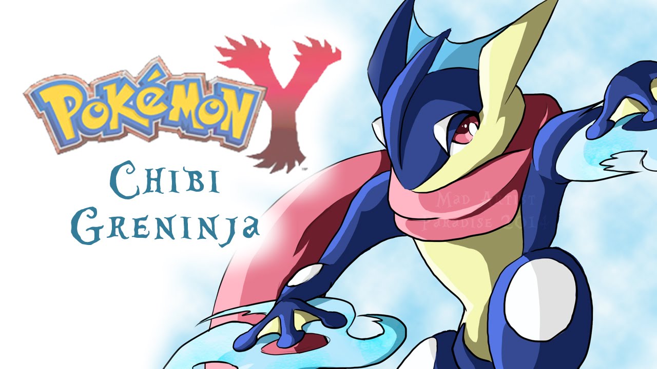 Chibi Greninja Speedpaint - YouTube