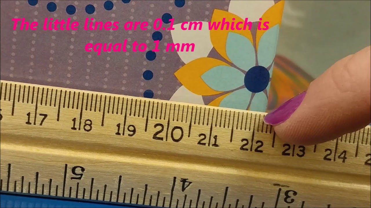 how to use a ruler - YouTube