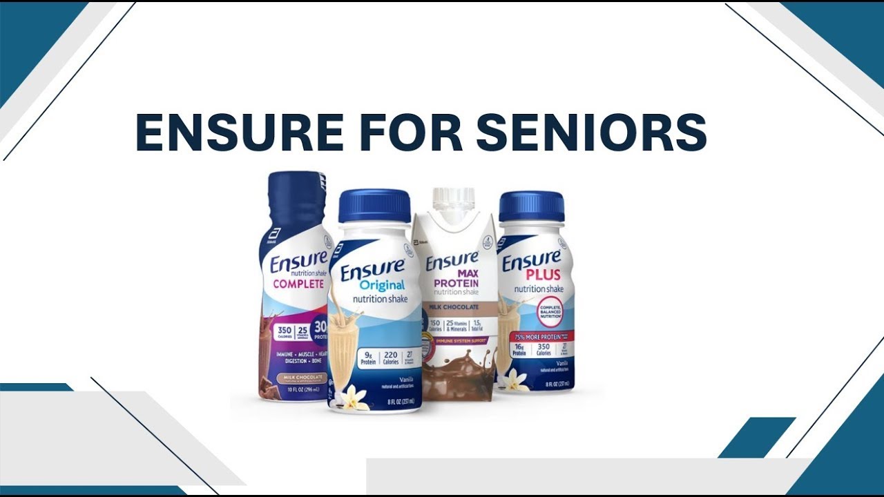 Unveiling Ensure for Seniors: Pros, Cons and Alternatives - YouTube