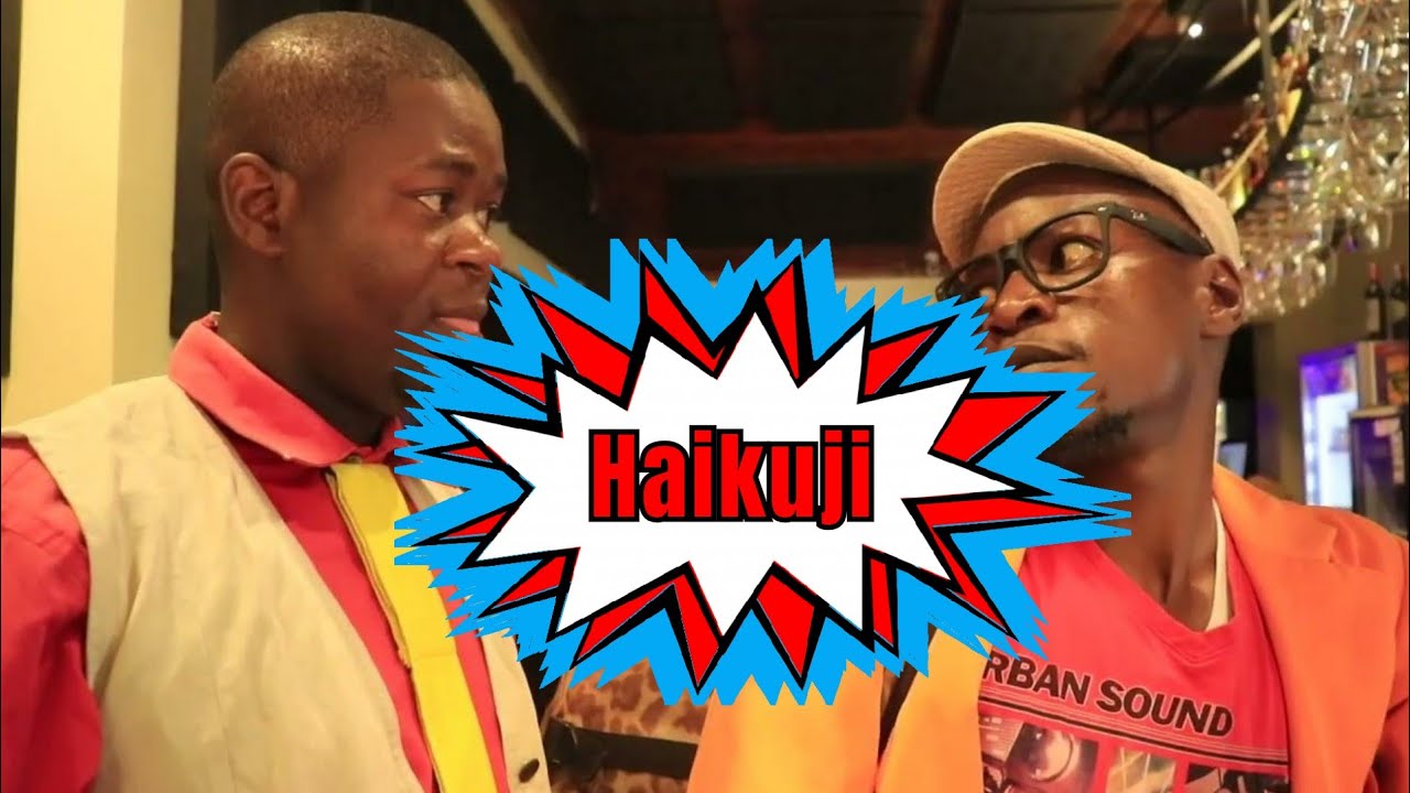 Churchill show comedians Mchungaji and Smart Joker orders tea in a bar ...