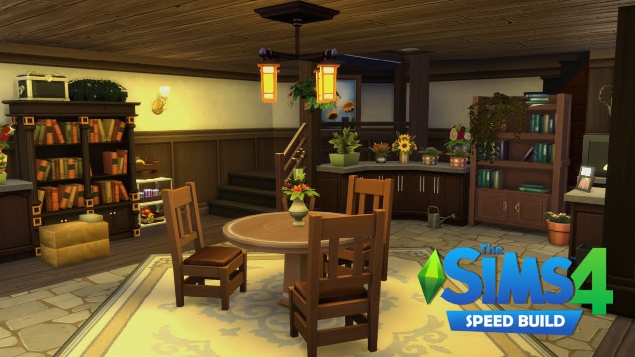 I BUILT AERITH'S HOUSE IN THE SIMS 4!! Pt. 2 😱 | Speed Build [BASE GAME ...