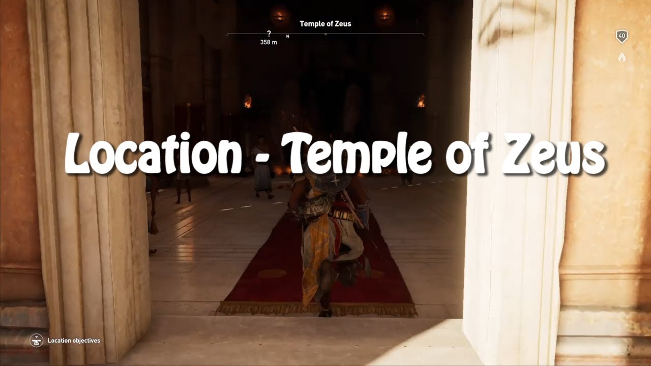 Assassin's Creed Origins: Location - Temple of Zeus - YouTube