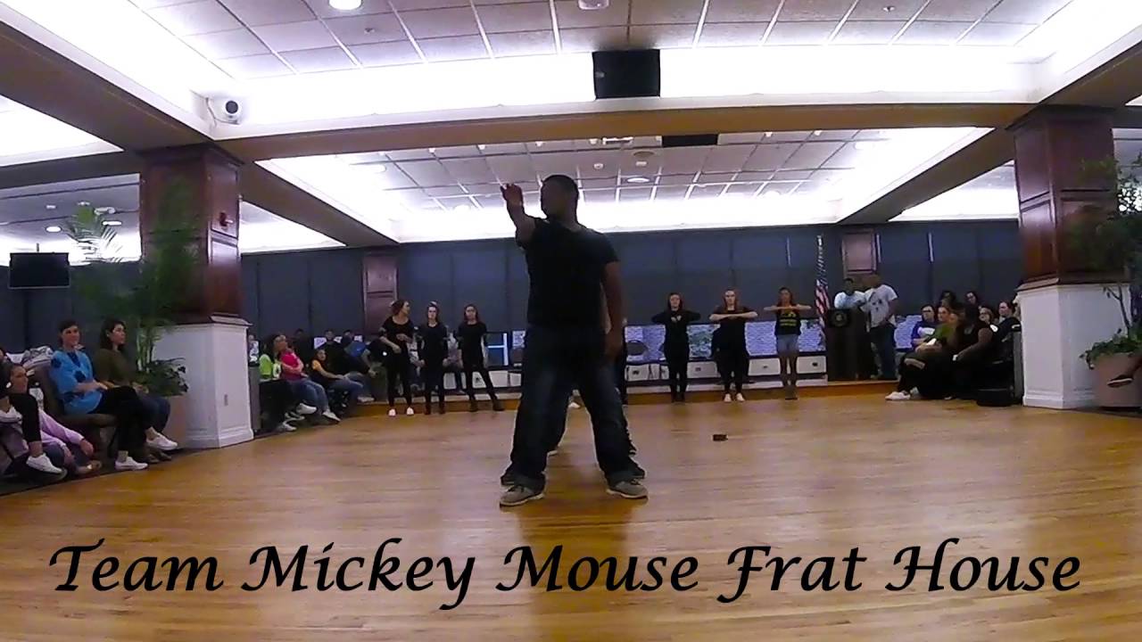 UNCP Greek Week 2016~Team Mickey Mouse Frat House - YouTube