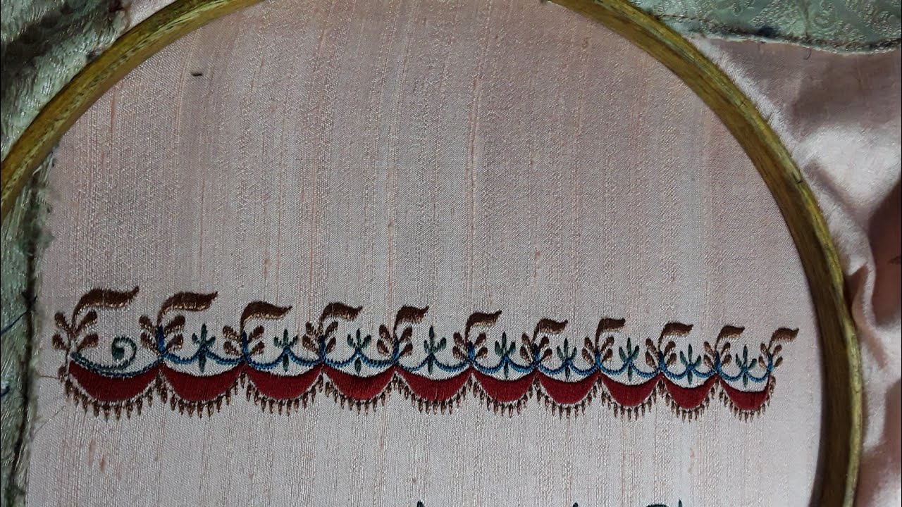 Machine Embroidery design for beginners part 2nd - YouTube