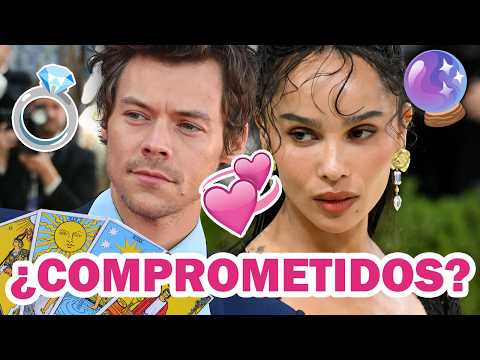 🔮 COMPROMETIDOS ✨¿SE VAN A CASAR HARRY STYLES Y ZOË KRAVITZ ?💖💜 (Lectura de Tarot)  🔮✨