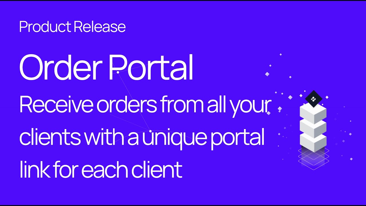 Order Portal - Receive orders automatically from all your clients - YouTube