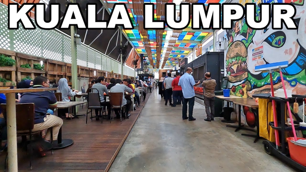 Lunchtime Walk in KUALA LUMPUR Malaysia | KLCW (KL City Walk) Food ...