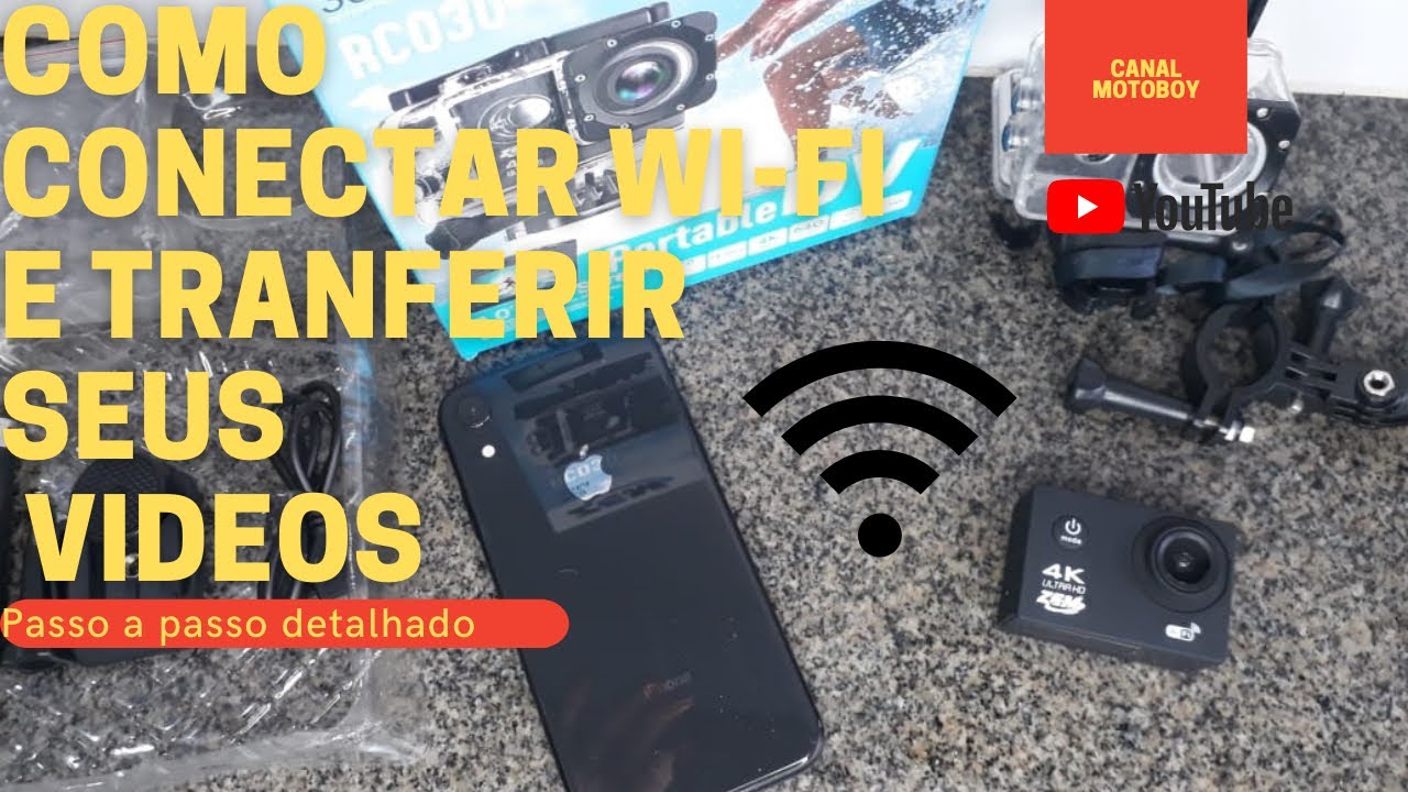 COMO CONECTAR A ACTION CAN COM O CELULAR E TRANSFERIR SEUS VÍDEOS - YouTube