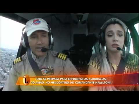 Você Faz O Que Eu Faço? Juju pilota avião e faz acrobacias no ar
