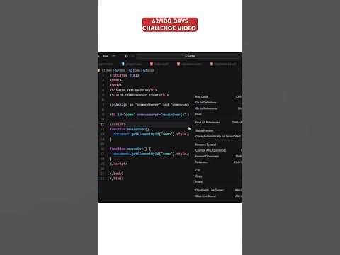62/100 Tricks : HTML | CSS | Javascript #shorts #ytshorts #trendingshorts #html #css - YouTube