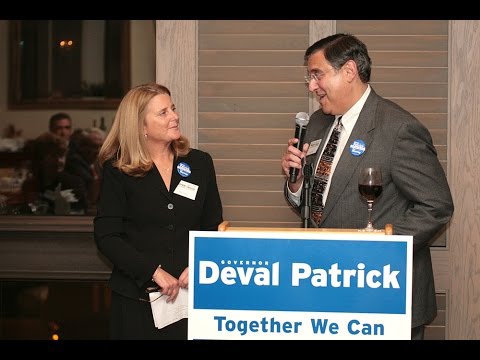 Deval Patrick campaign co-chairs Norm and Amy Gorin - YouTube