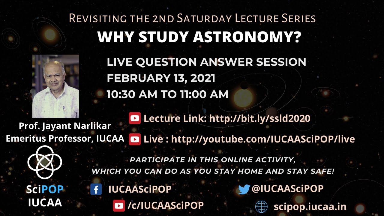 Why Study Astronomy ? - YouTube