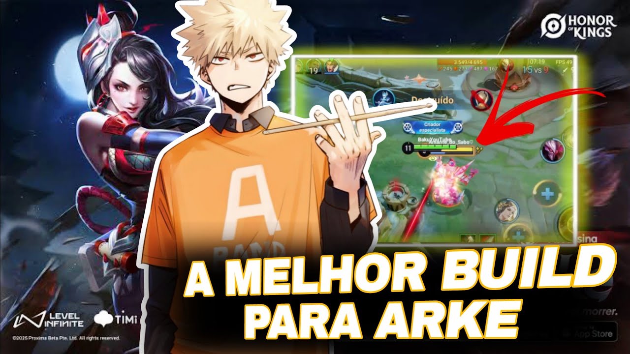 COMO CARREGAR TODAS DE ARKE NO HONOR OF KINGS - ARKE BUILD - YouTube