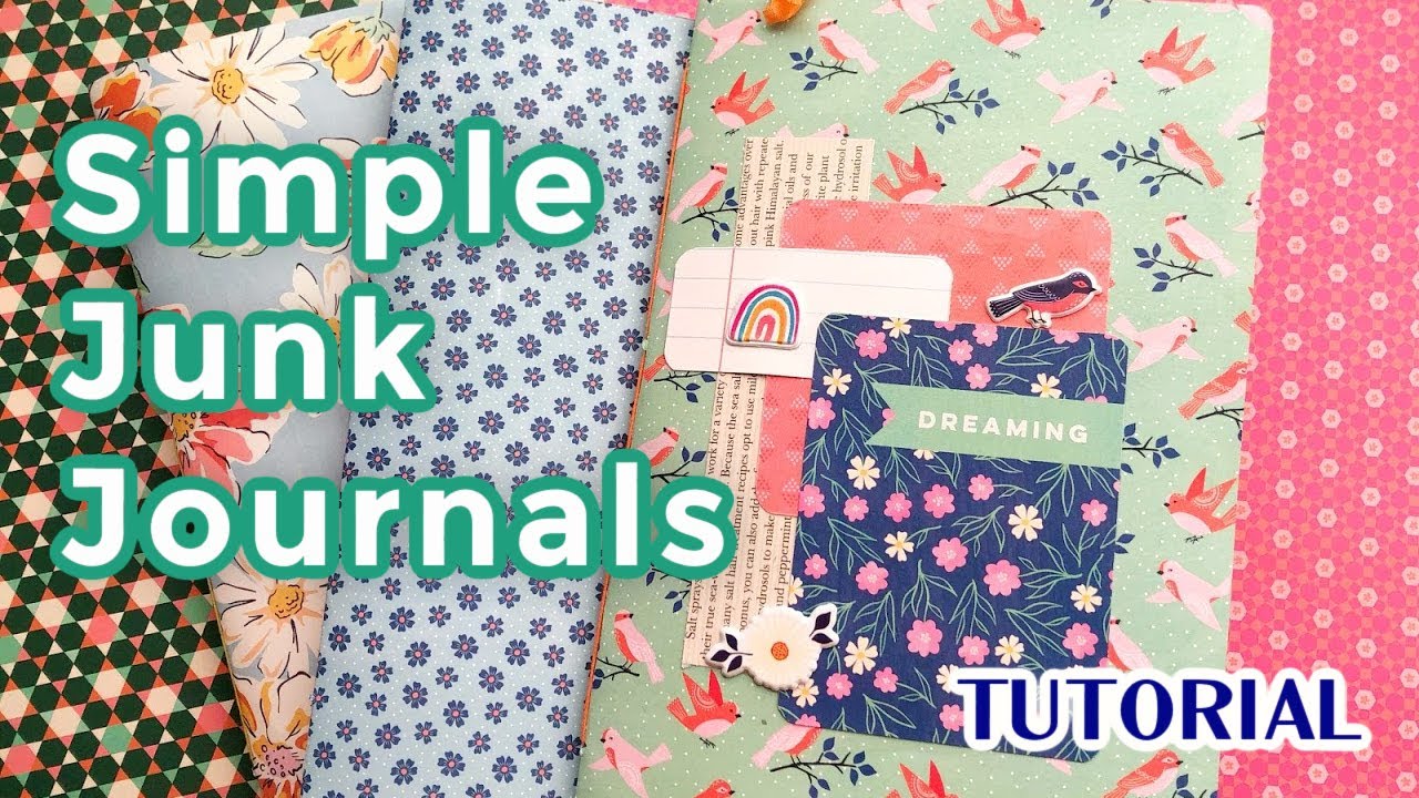 Simple Junk Journals ☆ º TUTORIAL - YouTube