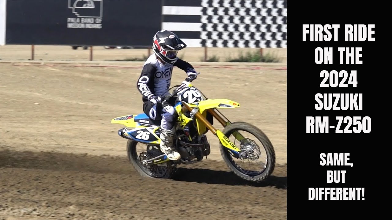 The 2024 Suzuki RM-Z250 is Unchanged, But It's STILL FUN! - YouTube