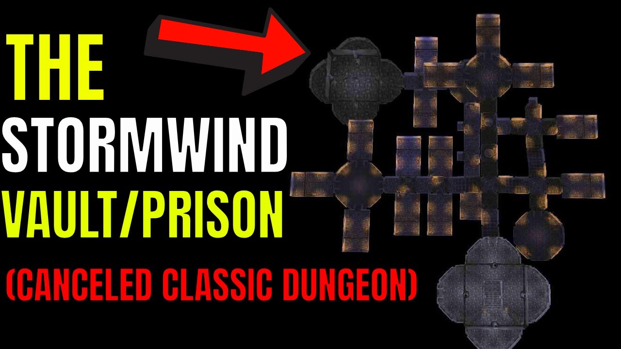 Exploring Stormwind Vault (Canceled Classic Dungeon) - YouTube