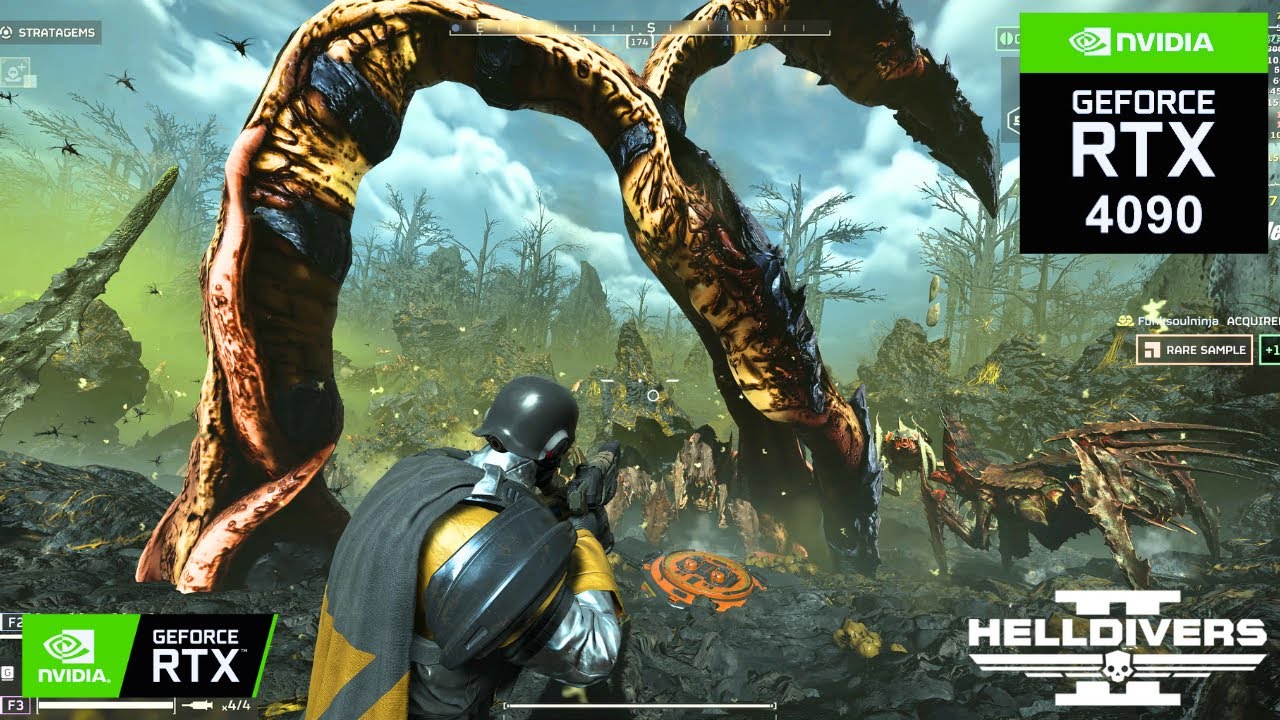 HELLDIVERS 2: FLAM-66 TORCHER on RTX 4090 24GB (4K Maximum Graphics ...