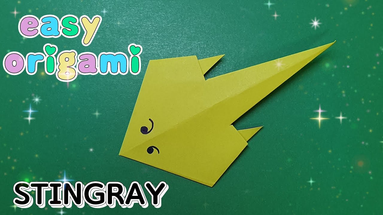 Easy origami - STINGRAY - YouTube