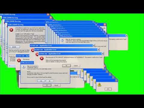 Windows XP error meme (free to use AND green screen) ((reuploaded))