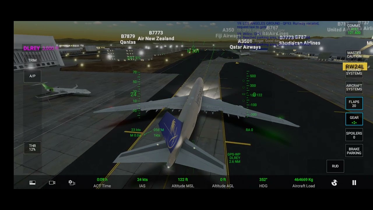 RFS-Real Flight Simulator Boeing 747-8F SAUDIA CARGO Full Takeoff ...