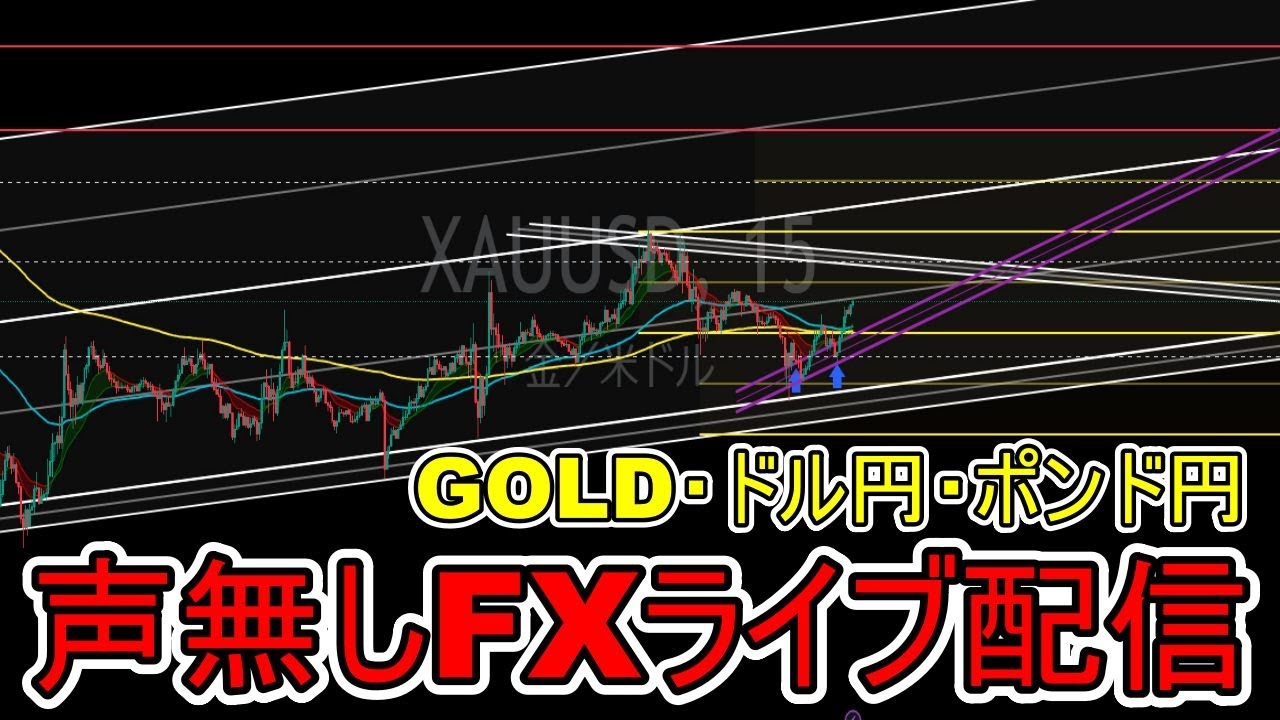 【FXライブ配信】FX初心者必見！2024/05/01 FOMCはドル円ロングorショート！？ゴールド・ドル円・ポンド円・FXで稼げる神手法を実践検証！【環境認識】 - YouTube