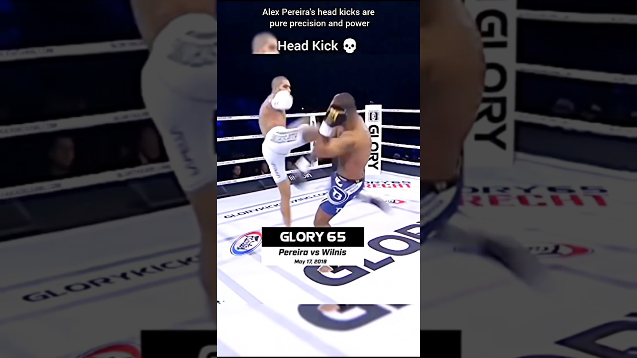 Alex Pereira Head Kick in UFC and Glory - YouTube