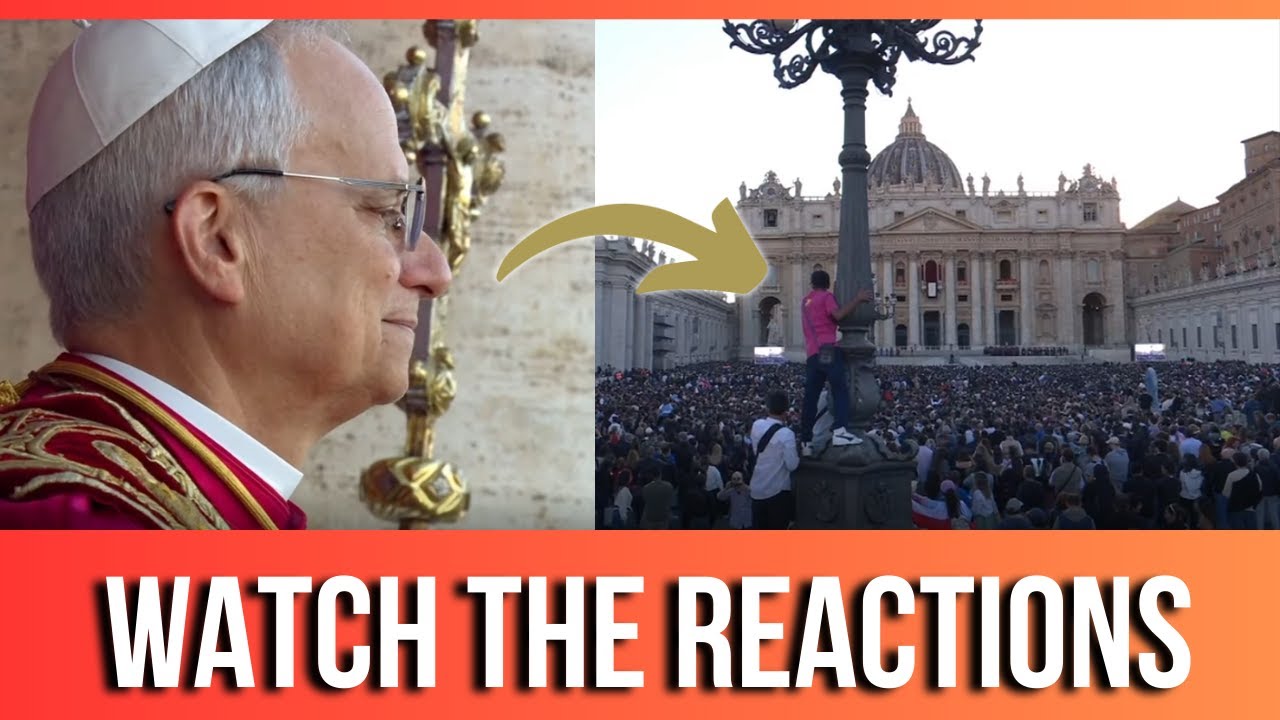 WATCH THE REACTIONS: The NEW POPE Is Unlike Any Before - YouTube