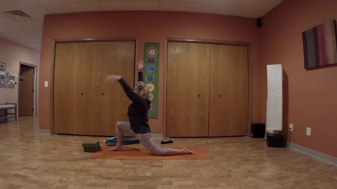 Sheila Palmquist • Lincoln Yoga Center • Heart Opening Yoga - YouTube