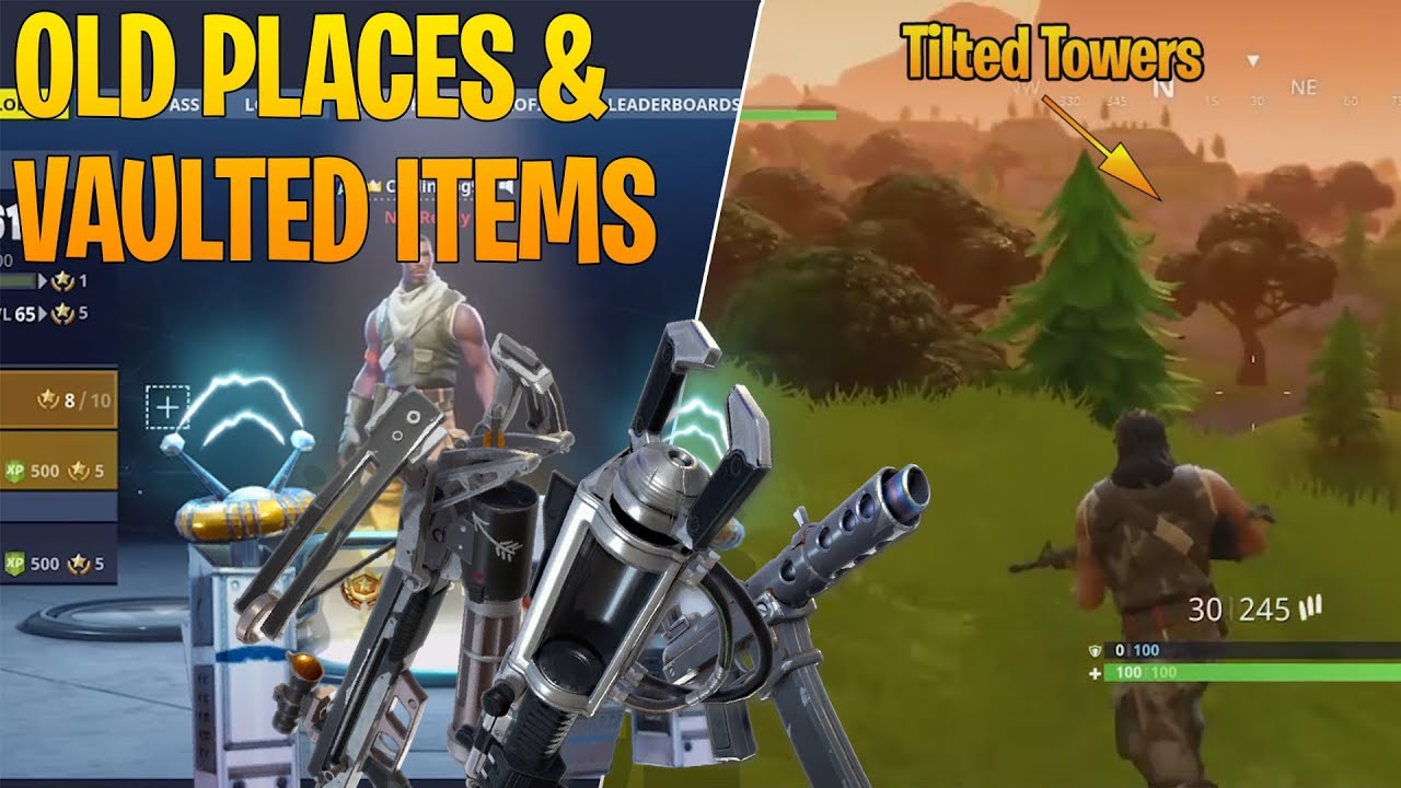CLASSIC FORTNITE BR - Old Places & Vaulted Items no longer in the game ...