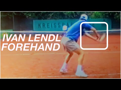 The Ivan Lendl Forehand is Great but Not Optimal - YouTube