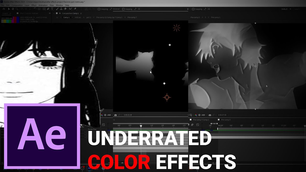 Beyond the Basics: Exploring Unique Color Effects in After Effects(AMV TUTORIAL 2023) - YouTube