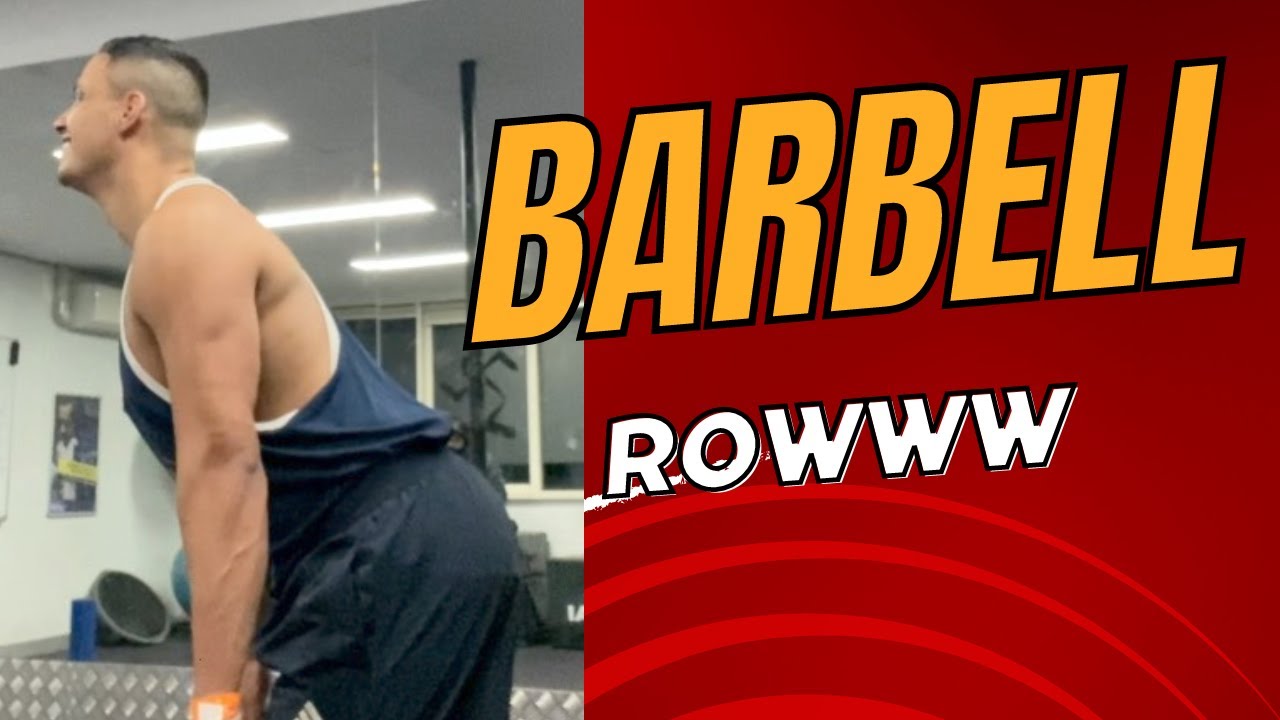 HOW TO DO A BARBELL ROW! - YouTube