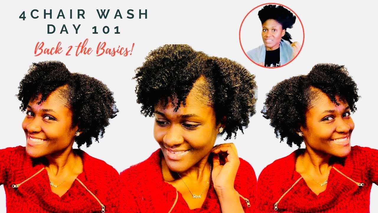WASH DAY 101 | FULL 4C NATURAL HAIR WASH DAY PROCESS | SHAMPOO ...