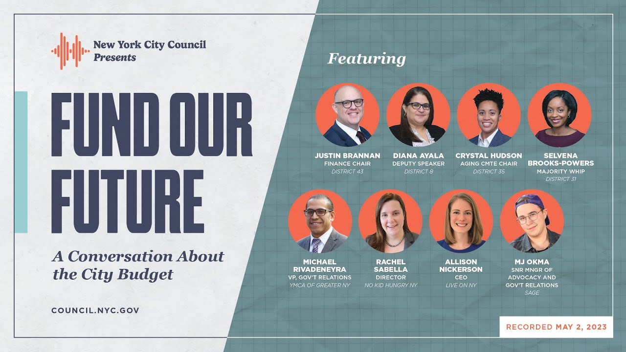 Fund Our Future: A Conversation About The City Budget - YouTube