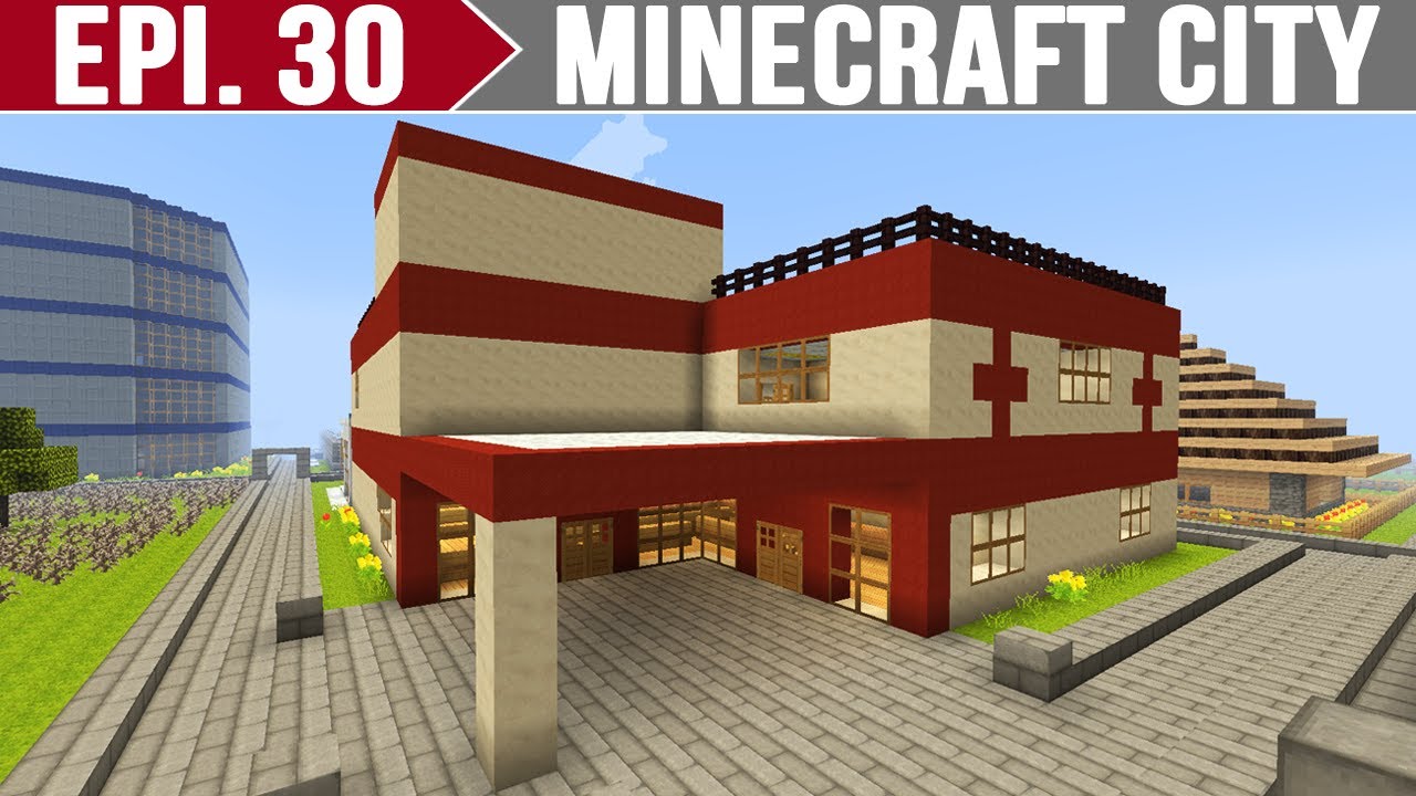 Minecraft City - Hospital - YouTube
