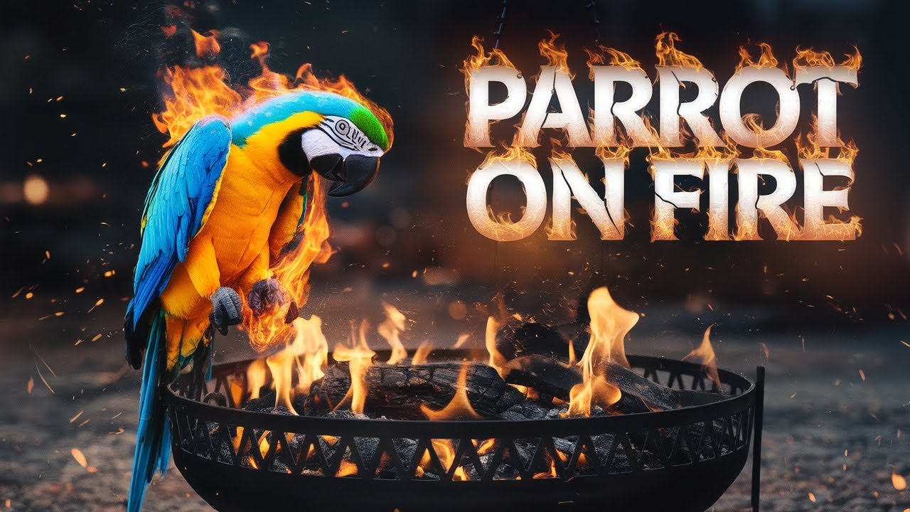 We Tested What Happens When you Light a Realistic Parrot Toy on FIRE 🔥 ...