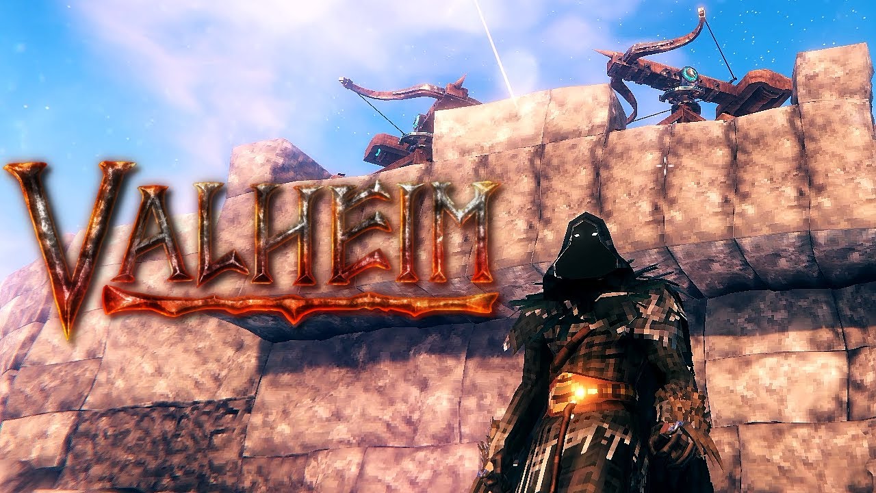 Raise walls and release Lox! Guard towers? | Valheim - 90 - YouTube