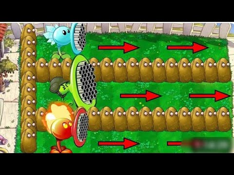 Gatling Pea Vs Snow Pea Vs Repeater Vs Giga Gargantuar Vs Dr Zomboss ...