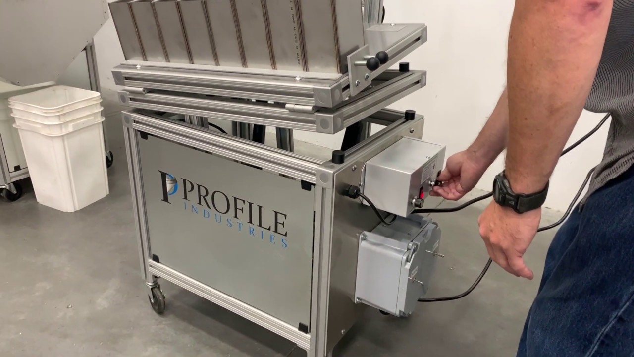 The Impressive Oscillating Shape Sorter! - Profile Industries - YouTube
