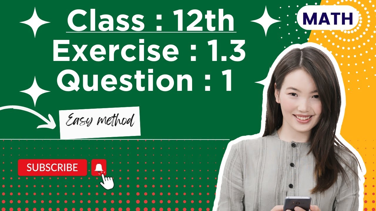 Class 12th Math Chapter 1 Exercise 1.3 | How-to find limit with easy ...