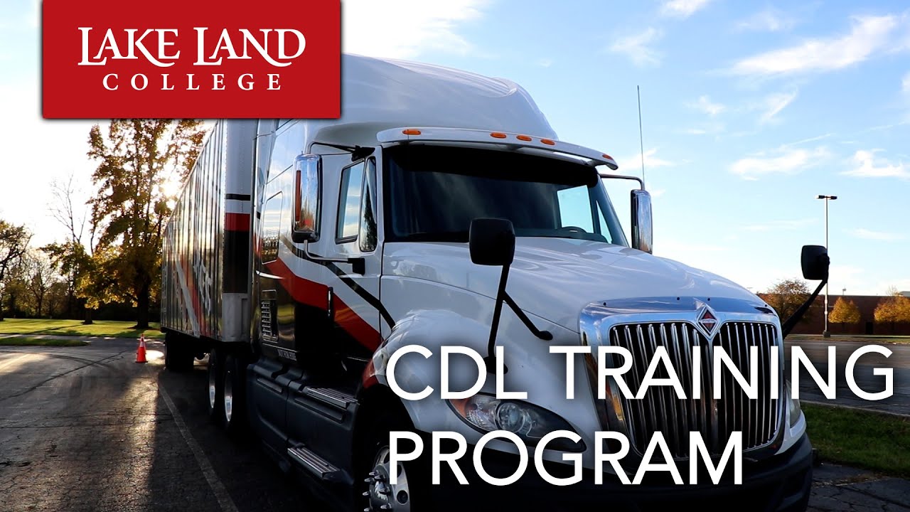 Lake Land College CDL Training Program - YouTube