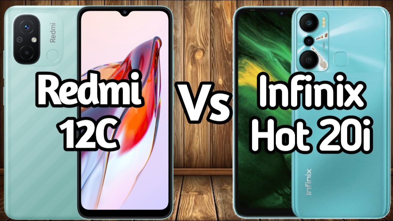 Xiaomi Redmi 12C Vs Inifnix Hot 20i comparison||Complete features of Redmi 12C||at mobiles hut ...