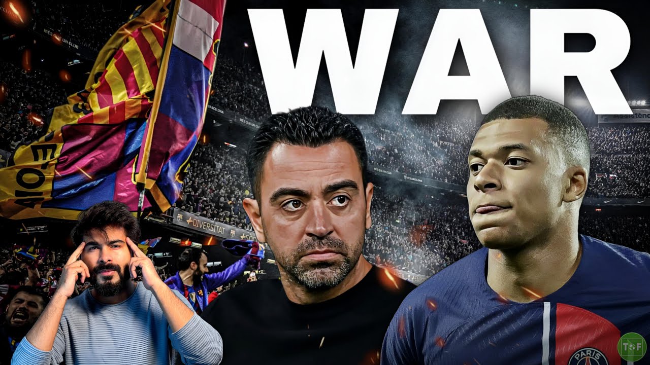 It’s WAR in Barcelona vs PSG |Tactical Preview & Lineup | UCL 23/24 - YouTube