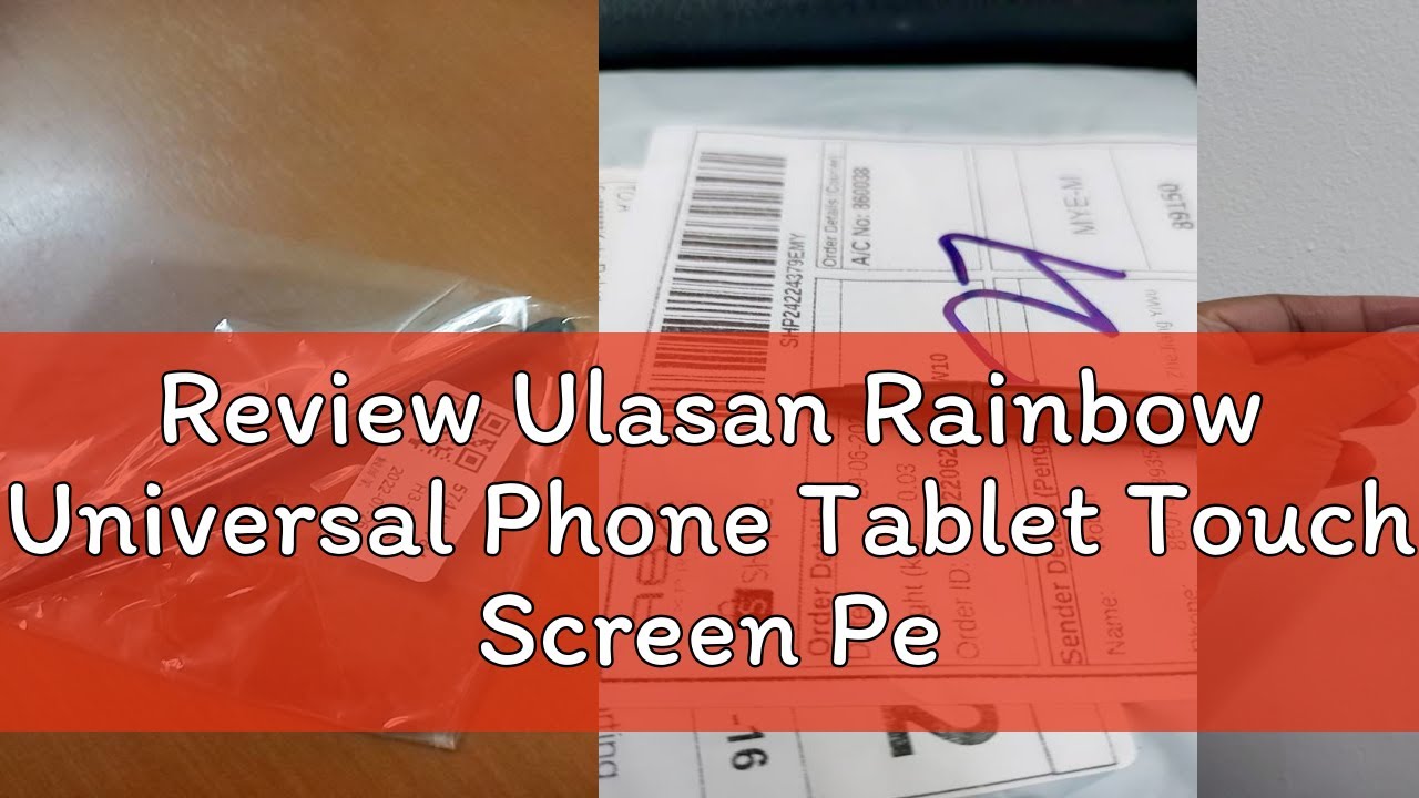 Review Ulasan Rainbow Universal Phone Tablet Touch Screen Pen for ...