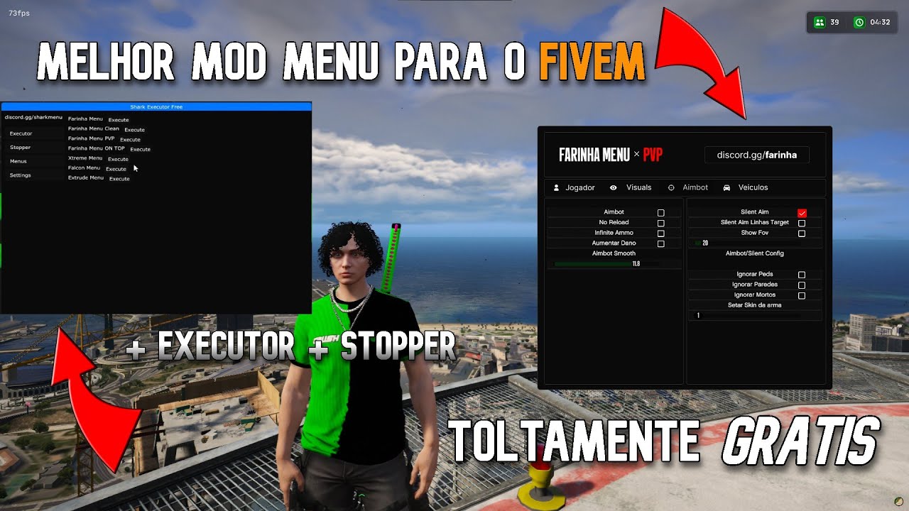 MELHOR HACK FREE DE PVP PARA FIVEM 2024 + EXECUOR + STOPPER GRATIS ...