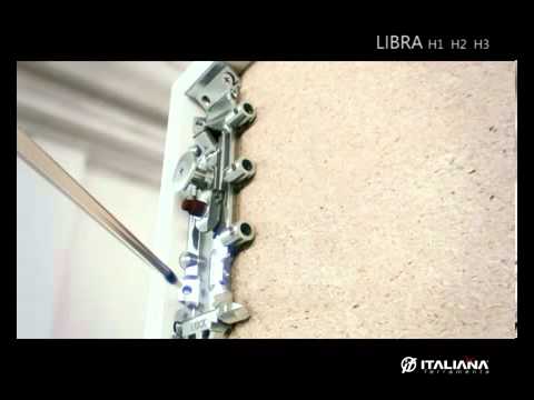 LIBRA H1, H2, H3 cabinet hangers Italiana Ferramenta - YouTube